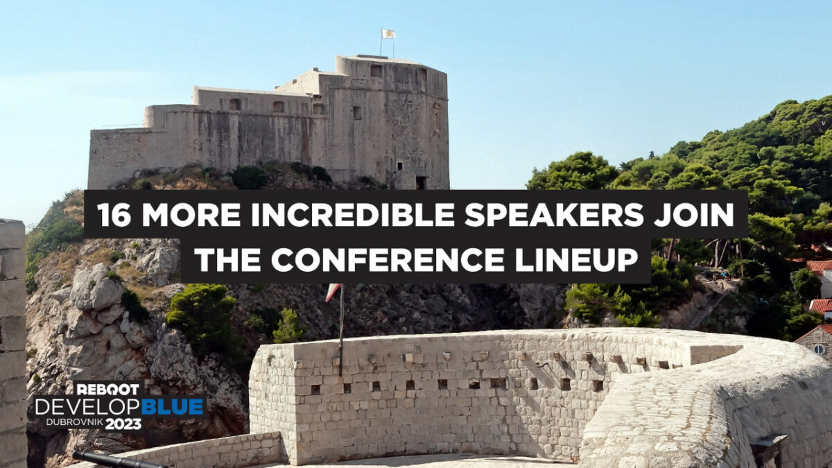16 more incredible speakers revealed - Reboot Develop Blue 2025